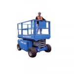 26FT Diesel RT Scissor Lift Hire Genie - Brisbane scissor lift hire